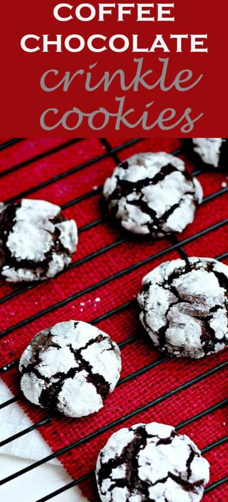 Coffee Chocolate Crinkles | A Baker's House