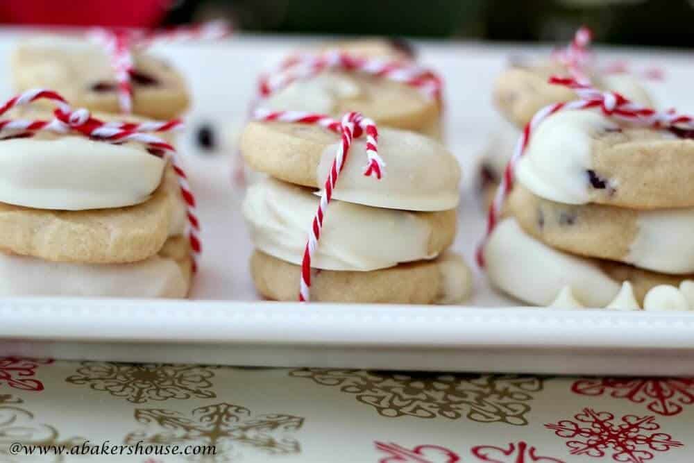 Dried Cranberry and White Chocolate Ginger Cookies | A Baker's House