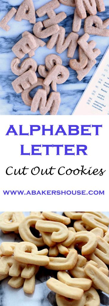 Bake homemade Alphabet Letter Cookies!