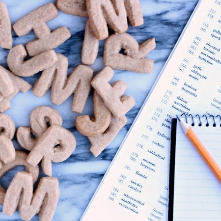 Bake homemade Alphabet Letter Cookies!