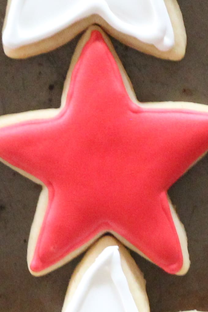 Stars and Stripes Red, White, and Blue Cookies | A Baker's House