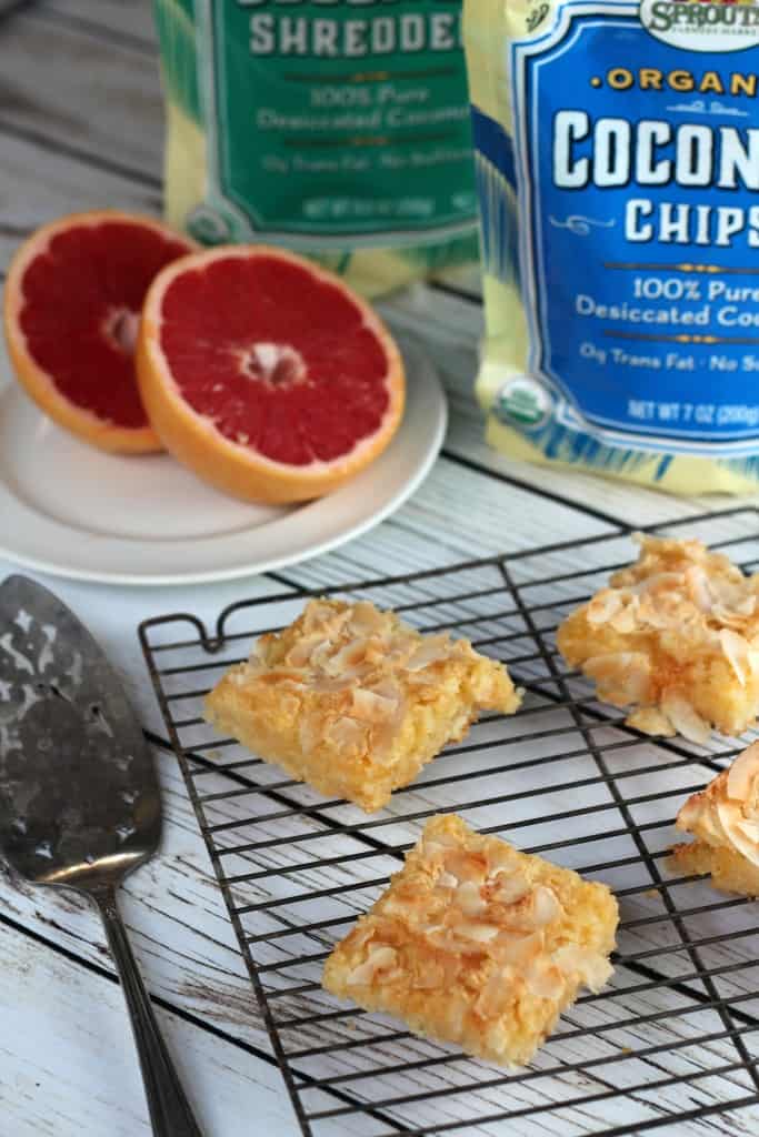 Coconut-Grapefruit Squares | A Baker's House