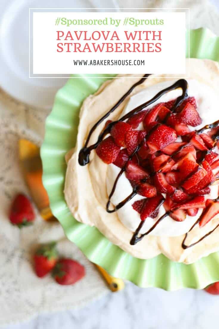 Pavlova with Strawberries | A Baker's House