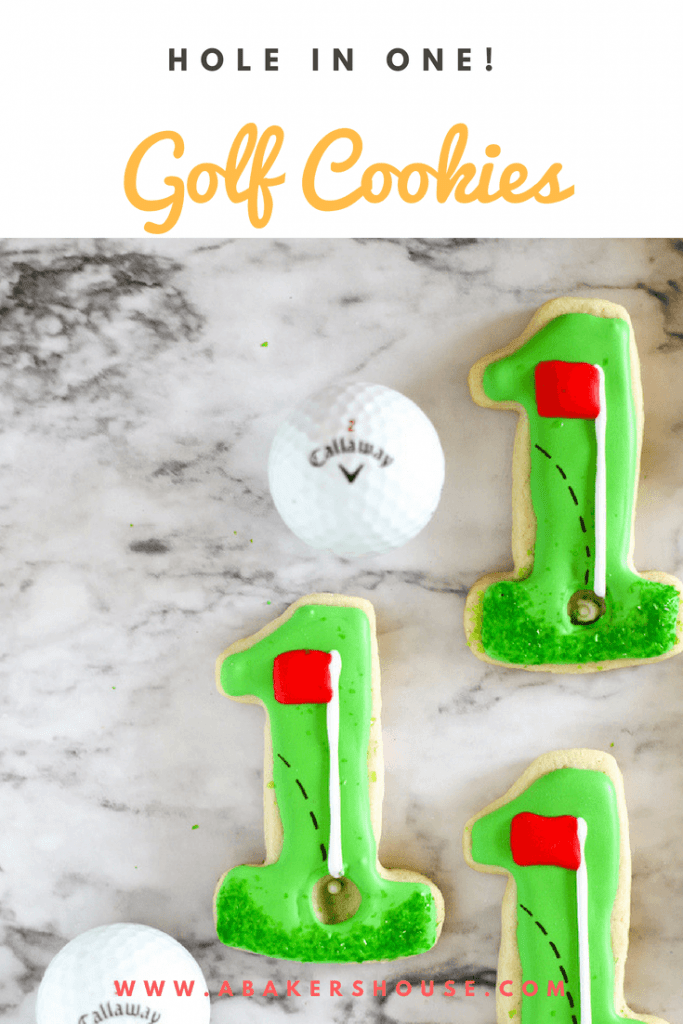 Hole In One Golf Cookies | A Baker's House