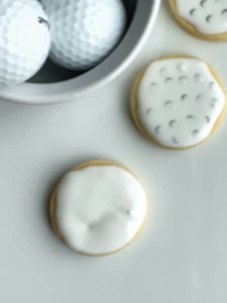 How to Make Golf Ball Cookies {Video, Step by Step Directions}