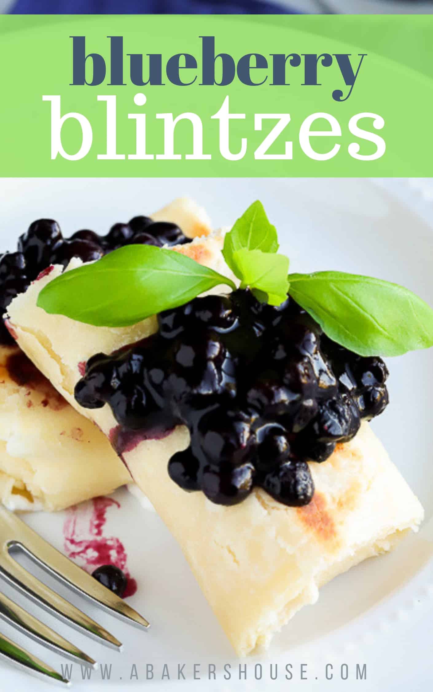 Gluten Free Blueberry Blintzes | A Baker's House